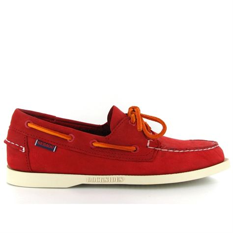 Sebago b720337 rouge| Breuil Chaussures | Soldes été 2025