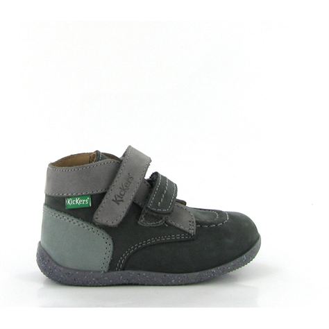 Kickers enfant bonkro 2 gris