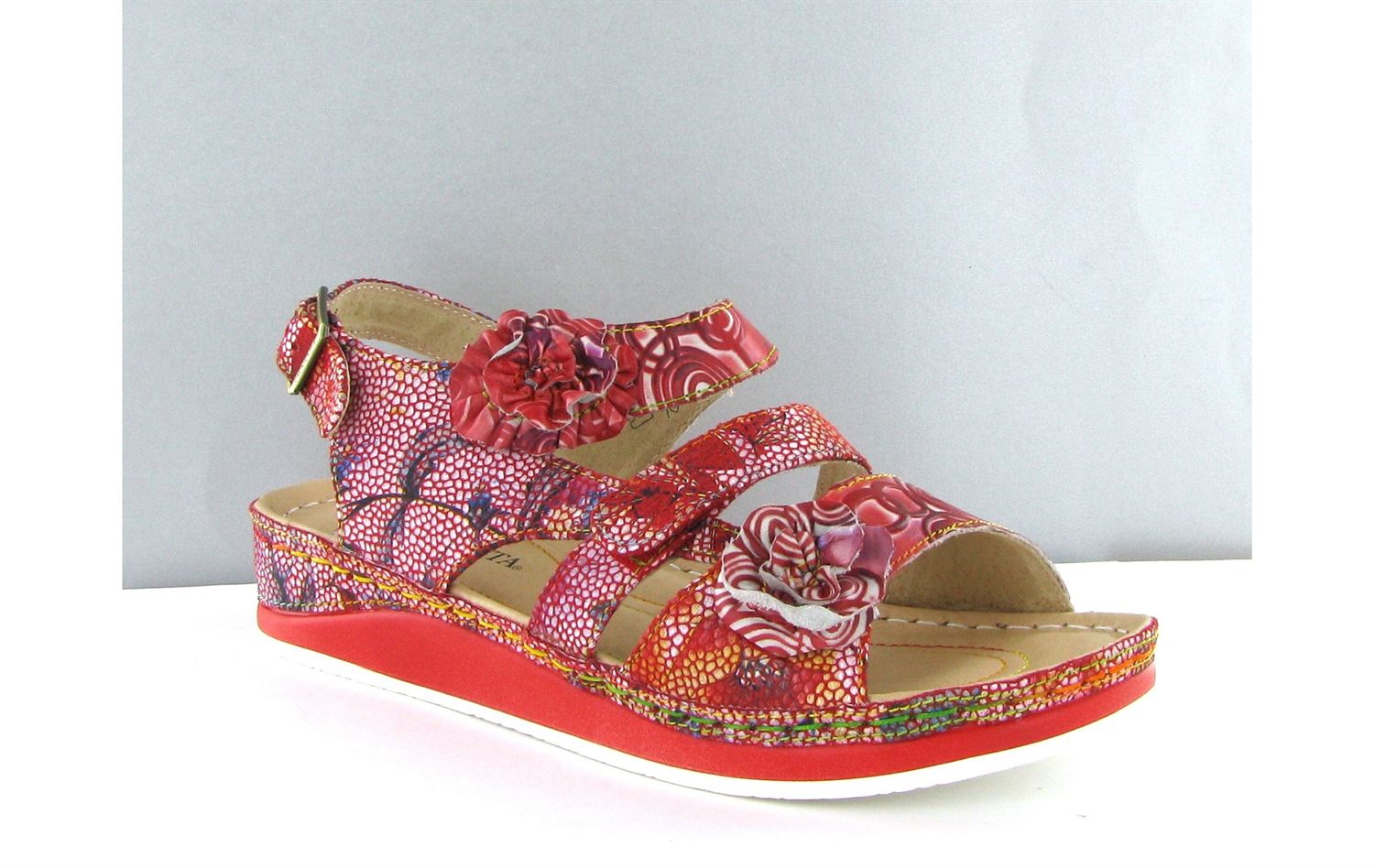 Laura vita brcuelo 04 rouge| Breuil Chaussures | Soldes été 2025