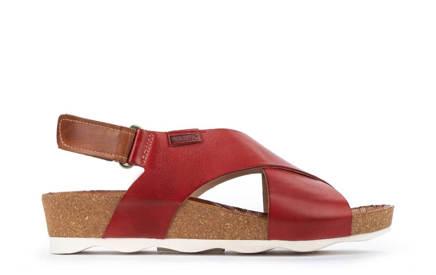 Pikolinos mahon w9e 0912 coral rouge| Breuil Chaussures | Soldes été 2025