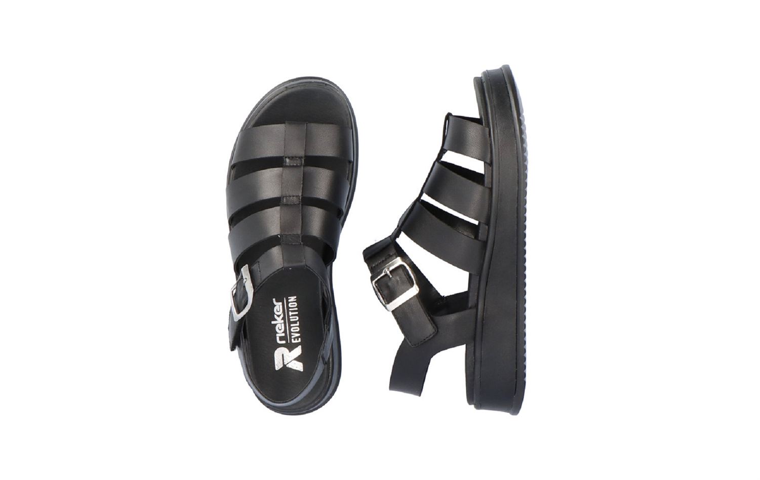 Rieker r evolution w0804 00 noir| Breuil Chaussures | Chez vous en 48 ...